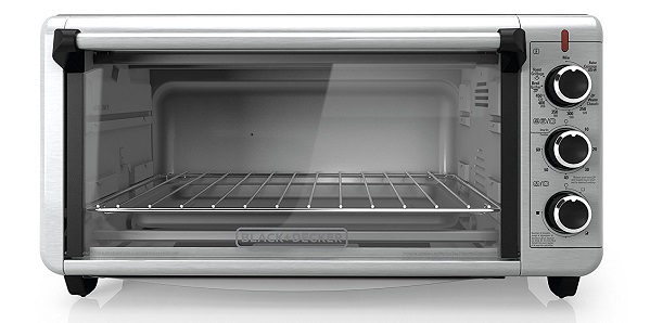 Black+Decker 8-Slice Extra Wide Convection Countertop Toaster Oven ...